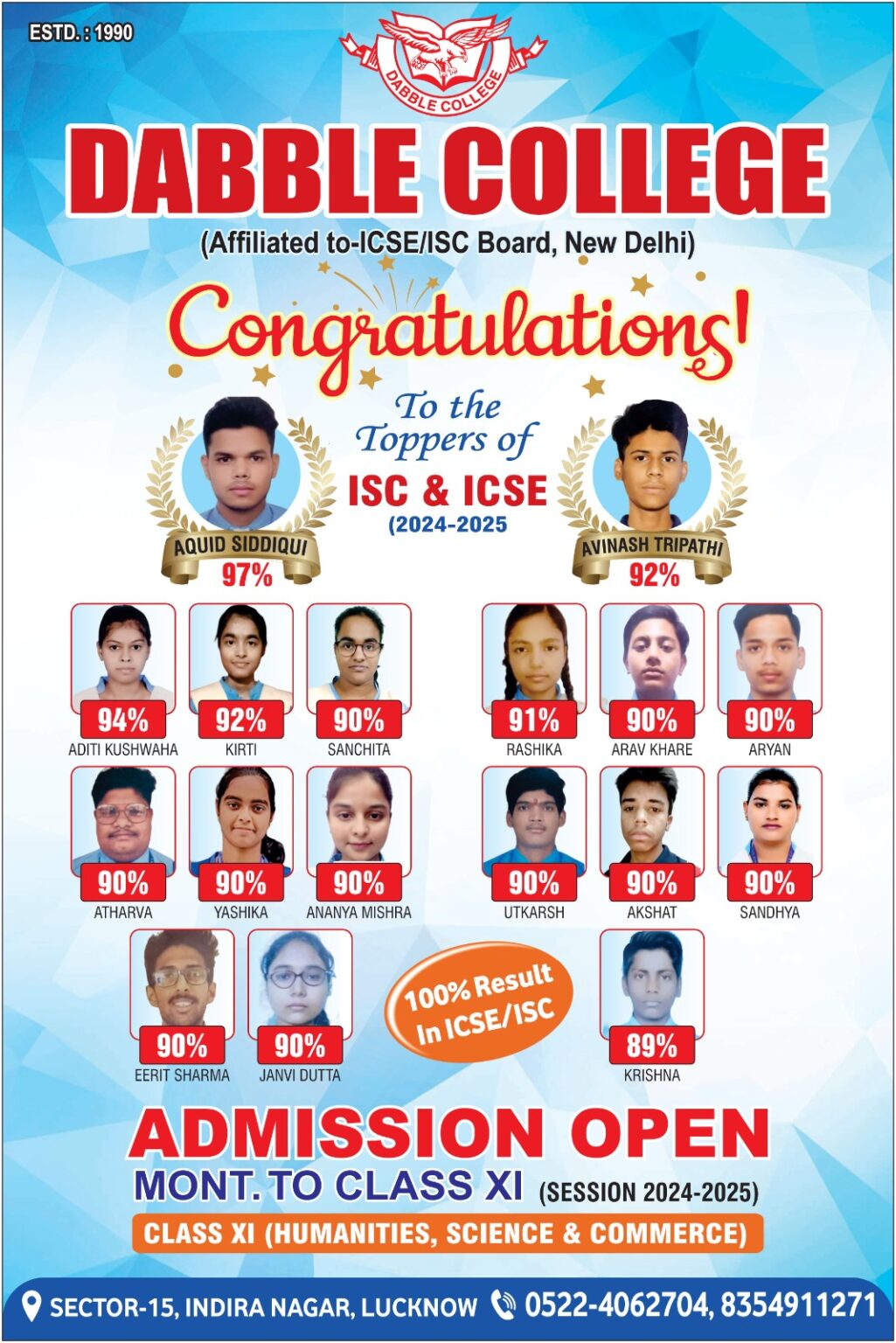 Student Achievements - Dabble College